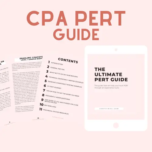 CPA PERT – My Final PERT Report & More Examples – jenthinks